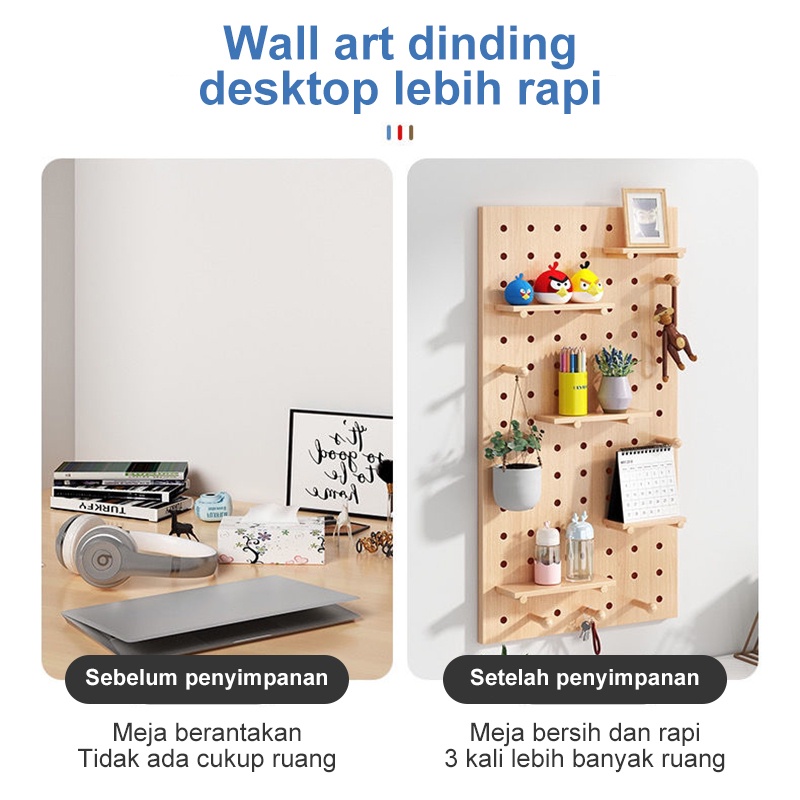 Jual ADD Rak Dinding Minimalis Rak Dinding Tempel Pegboard Lubang ...