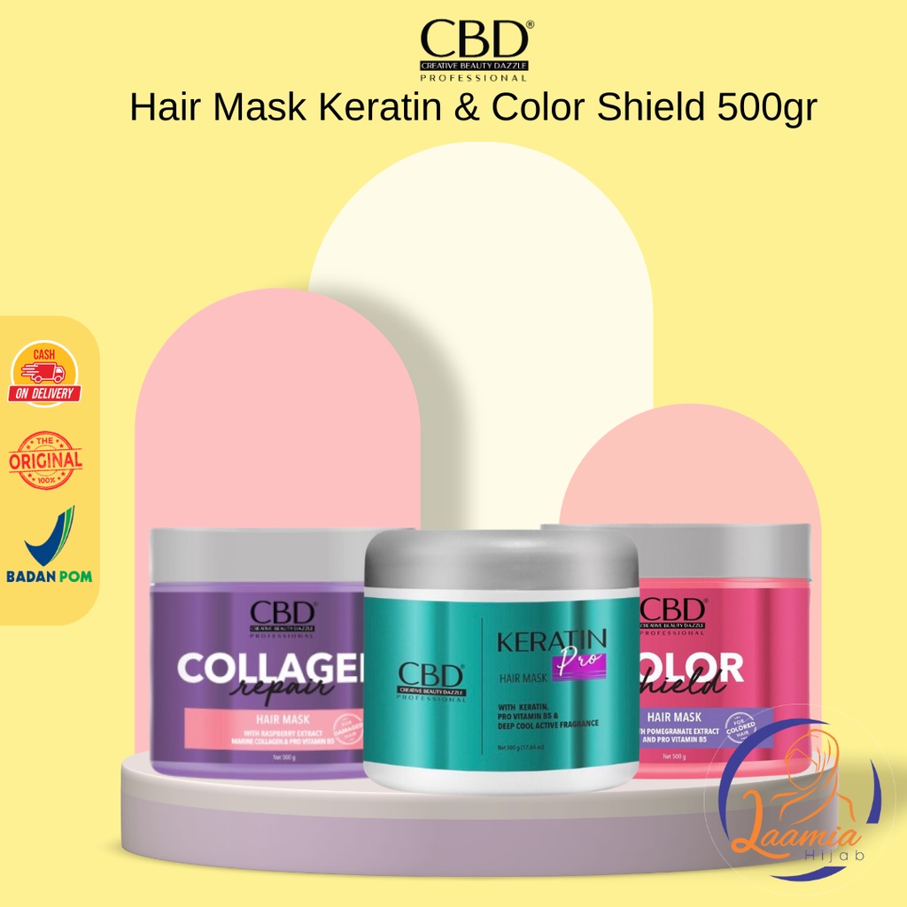 Jual CBD Hair Mask Keratin & Color Shield 500Gr | Masker Rambut ...