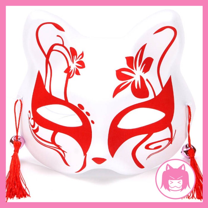 Jual Topeng Anime Jepang Topeng Kitsune Cosplay 2 | Shopee Indonesia