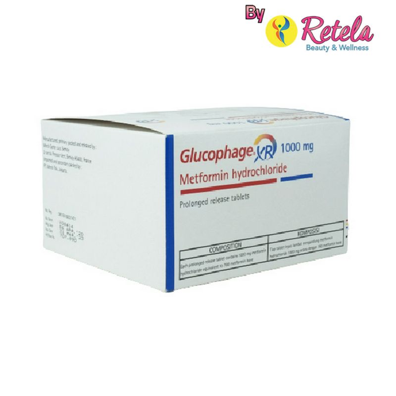 Jual GLUCOPHAGE XR 1000 MG STRIP 10 TABLET | Shopee Indonesia