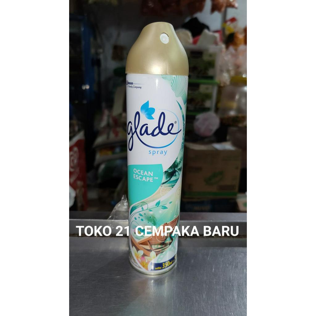 Jual Glade Aerosol Spray Wangi Ocean Escape Kaleng 350 ml | Pengharum 350ml | Shopee Indonesia