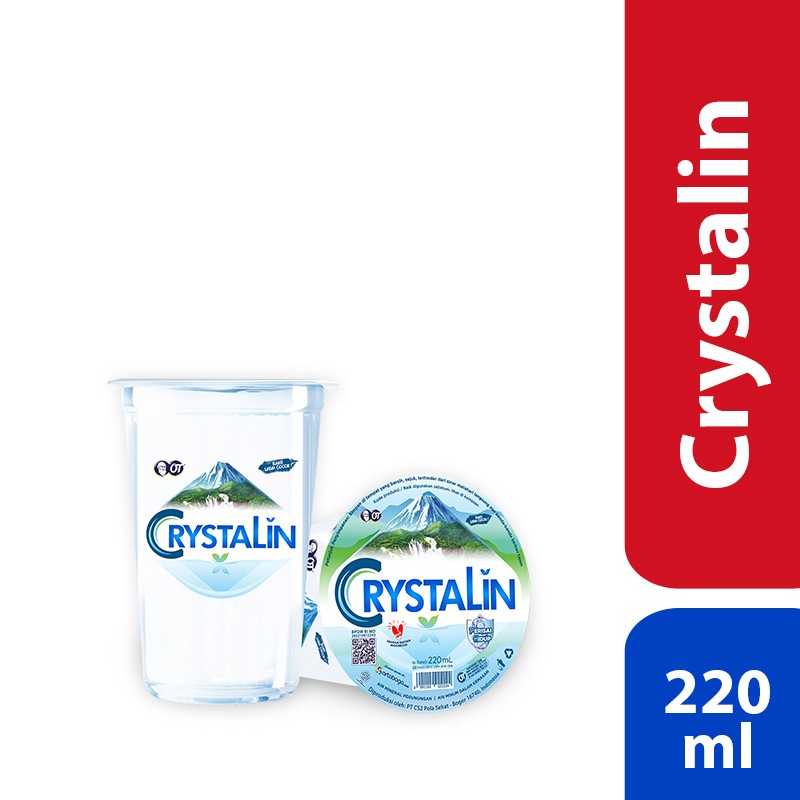 Jual Crystalin Mineral Water 220ml - 1 Karton 48 Pcs | Shopee Indonesia