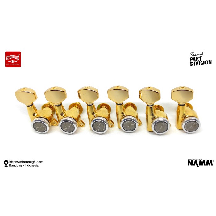 Jual Set of Genuine GOTOH Locking 6 in Line Mini Keys (Gold) | Shopee ...