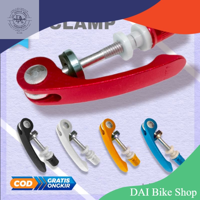 Jual Clamp sepeda handlepost tiang stang lipat quick release qr ...