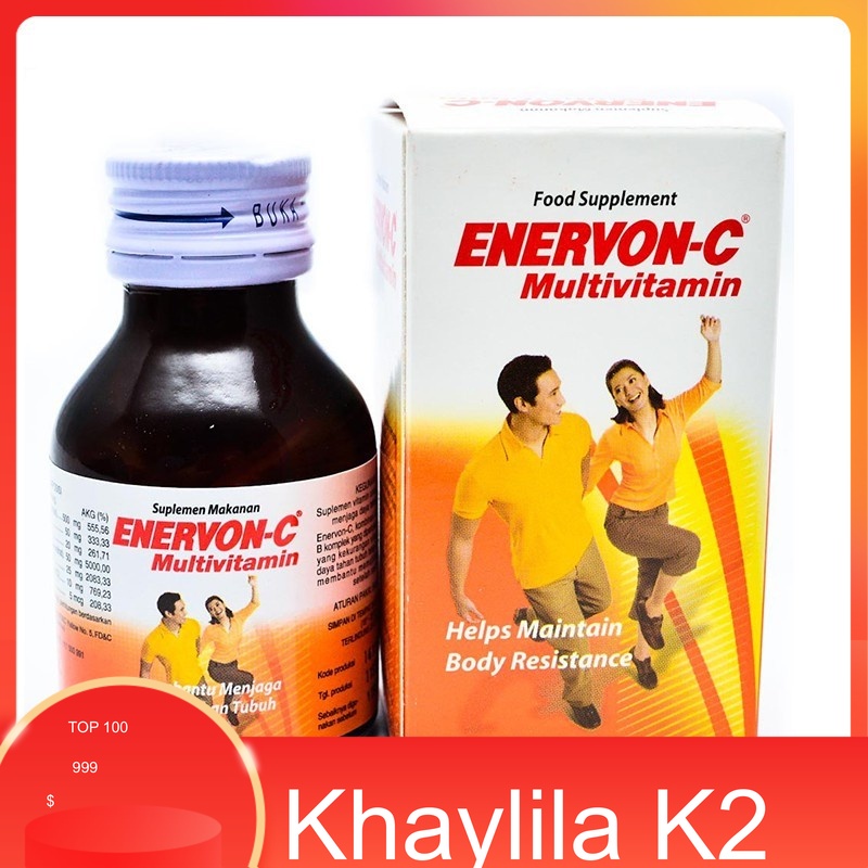 Jual Enervon C Botol 30 tablet | Enervon-C Active // Multivitamin imun ...