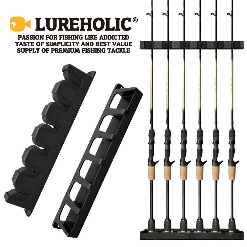 Jual Rak Holder Joran Pancing Gantung Tempel Dinding Wall Mount Fishing ...