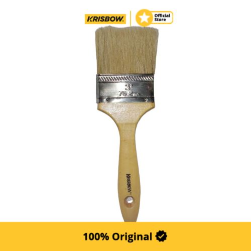 Jual Krisbow Paint Brush Kuas Cat Standard grade 7.6 cm | Shopee Indonesia