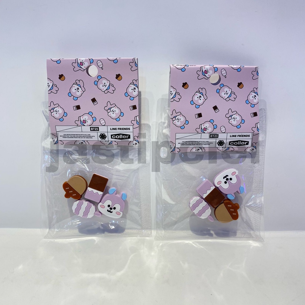 Jual Mang Inside - Coller Sticon Jibbitz set - BT21 | Shopee Indonesia