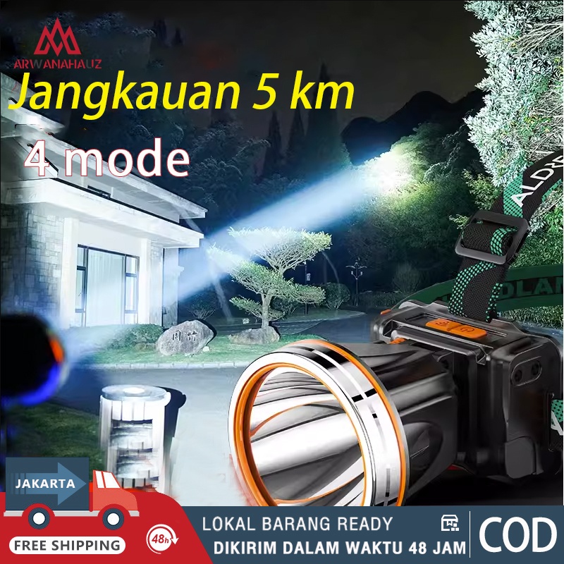 Jual LED XPG senter super terang, lampu depan luar yang kuat, lampu depan tahan air sensor gerak ...