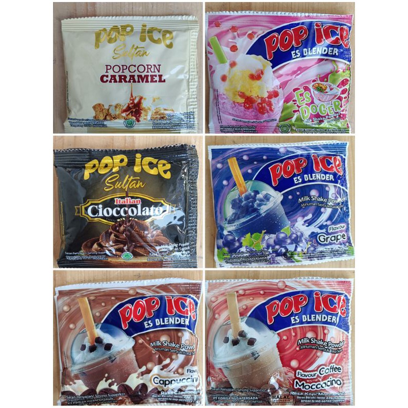 Jual POP ICE pop ice coklat cream cheese permen karet taro yogurt ...