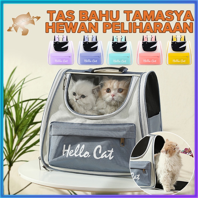 Jual Anjing Kucing Hello Cat M37 Pet Travel Bag/Pet Rucksack Backpack ...
