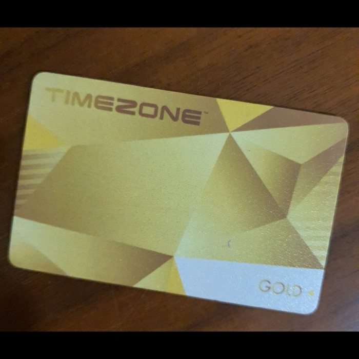 Jual Kartu Tiket Timezone Gold tdk bs scan apps | Shopee Indonesia