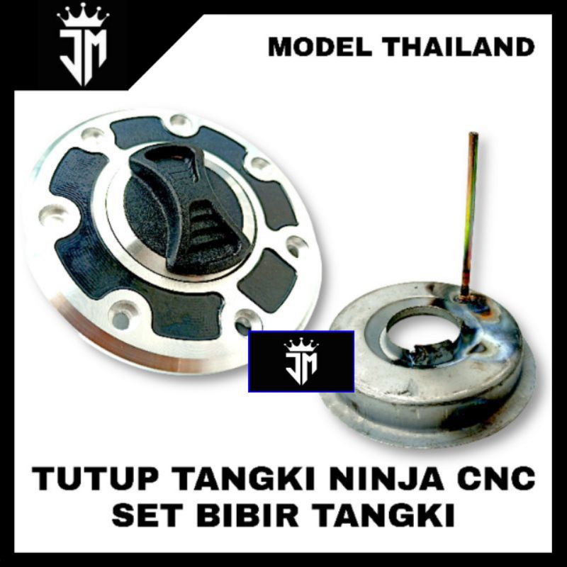 Jual TUTUP TANGKI TENGKI KAWASAKI NINJA RR R SS CNC MODEL THAILAND SET ...