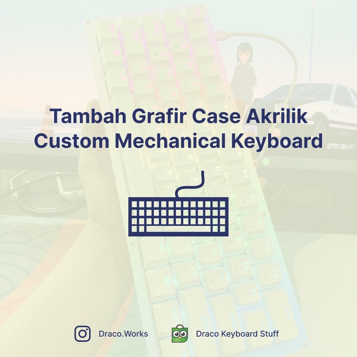 Jual Custom Order Mechanical Keyboard Case Acrylic Akrilik Switch ...