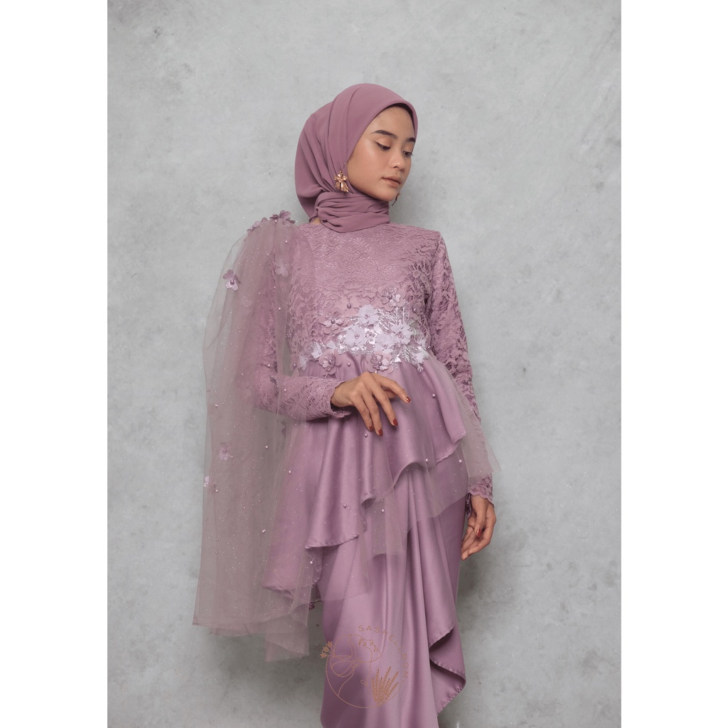 Jual KEBAYA WISUDA PEPLUM MARTHA TARO MAUVE/KEBAYA LAMARAN/ KEBAYA ...