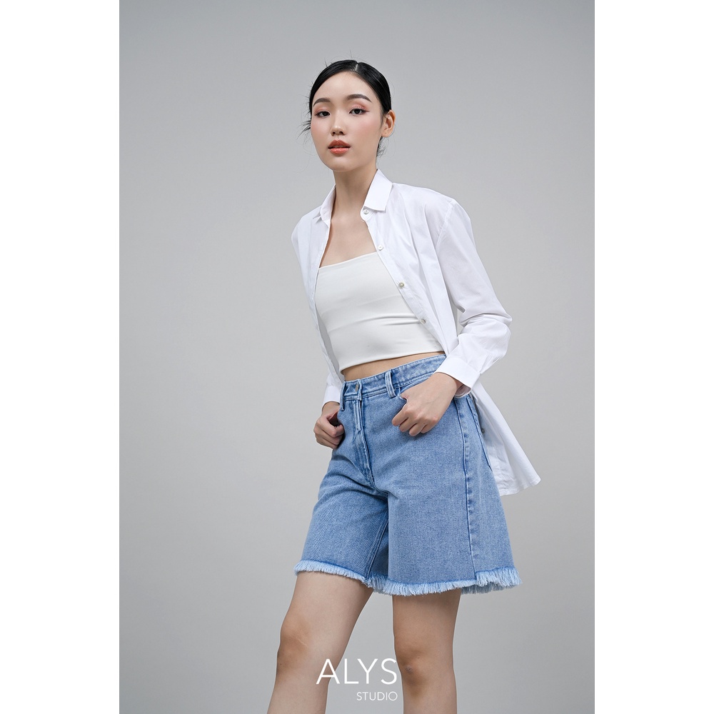 Jual Alys Studio Celana Blue Jeans Pendek | Shopee Indonesia