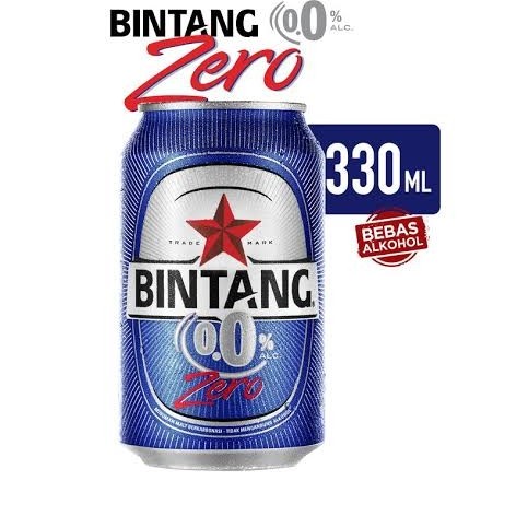 Jual Bintang Zero Soft Drink 330mL(Non Alkohol) | Shopee Indonesia