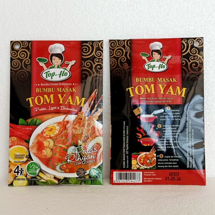 Jual TOPHO BUMBU PASTA INSTANT TOM YAM 40g | Shopee Indonesia