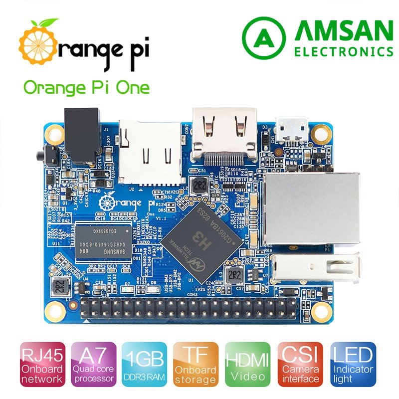 Jual Orange Pi One 1GB H3 Quad-Core ,Support Android,Ubuntu,Debian Mini ...