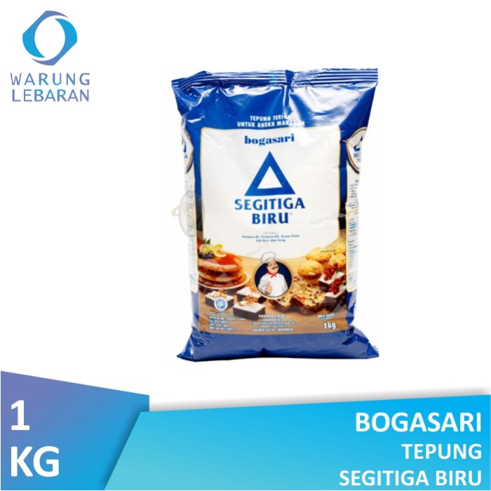 Jual Tepung Bogasari Segitiga Biru 1kg | Shopee Indonesia