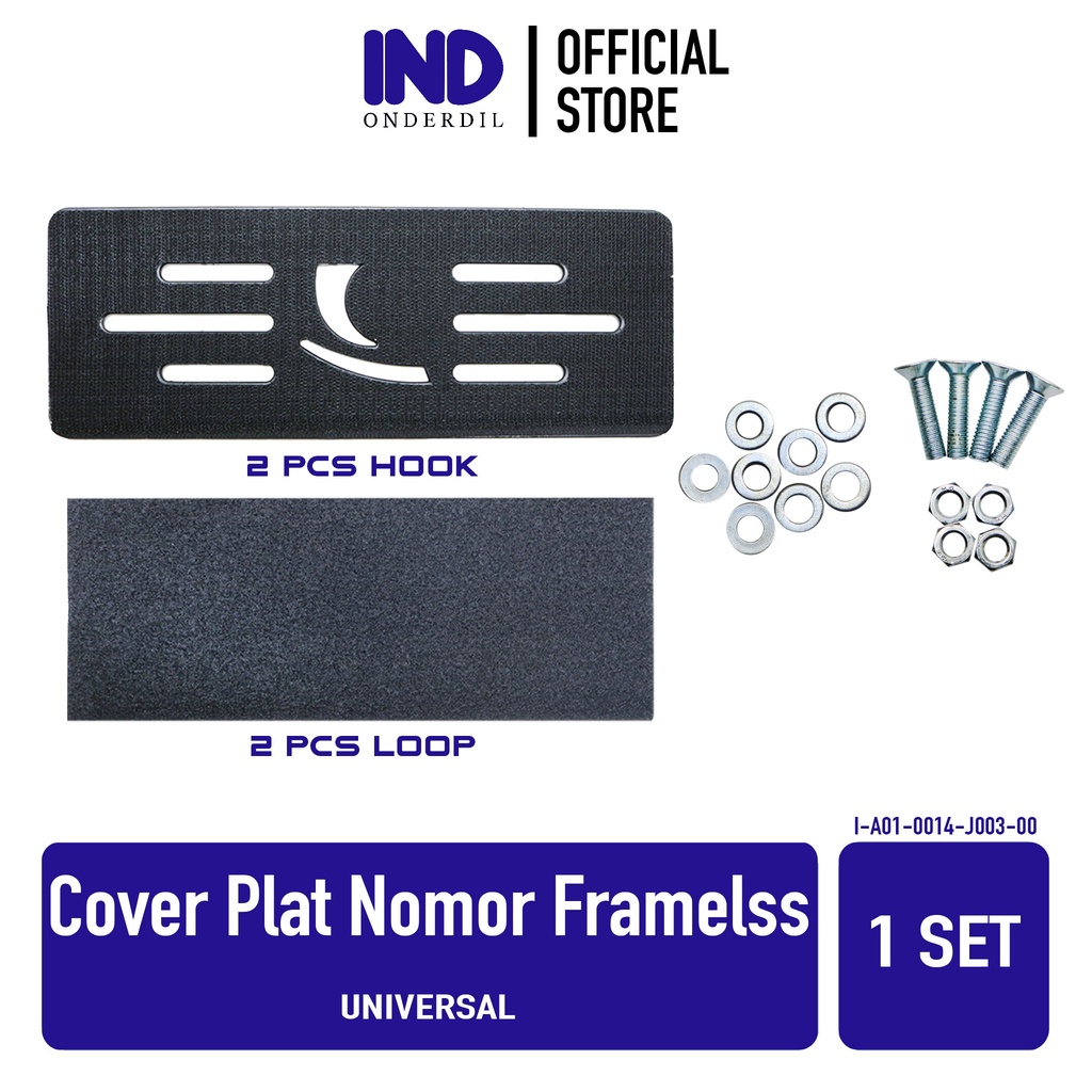Jual Cover Plat Nomor Plastik Motor Universal Honda-Yamaha-Suzuki Bebek ...