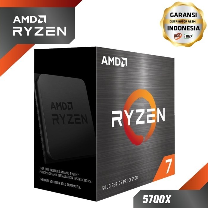 Jual AMD Ryzen 7 5700X 3.4Ghz Up To 4.6Ghz Cache 32MB AM4 BOX | Shopee ...