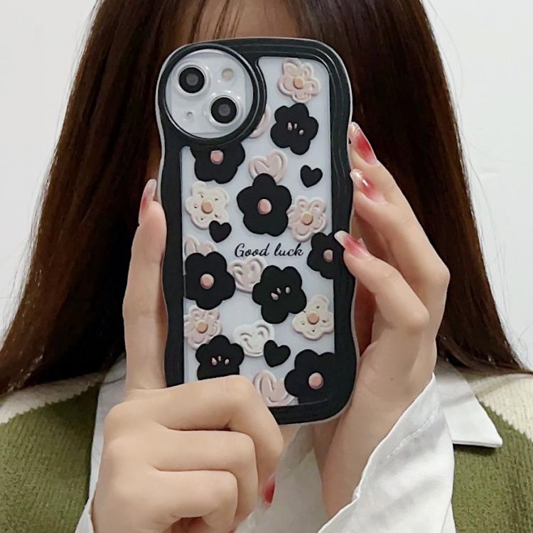 Jual [Local Stock] INS Bunga Hitam Shockproof Anti-drop Case Ponsel ...