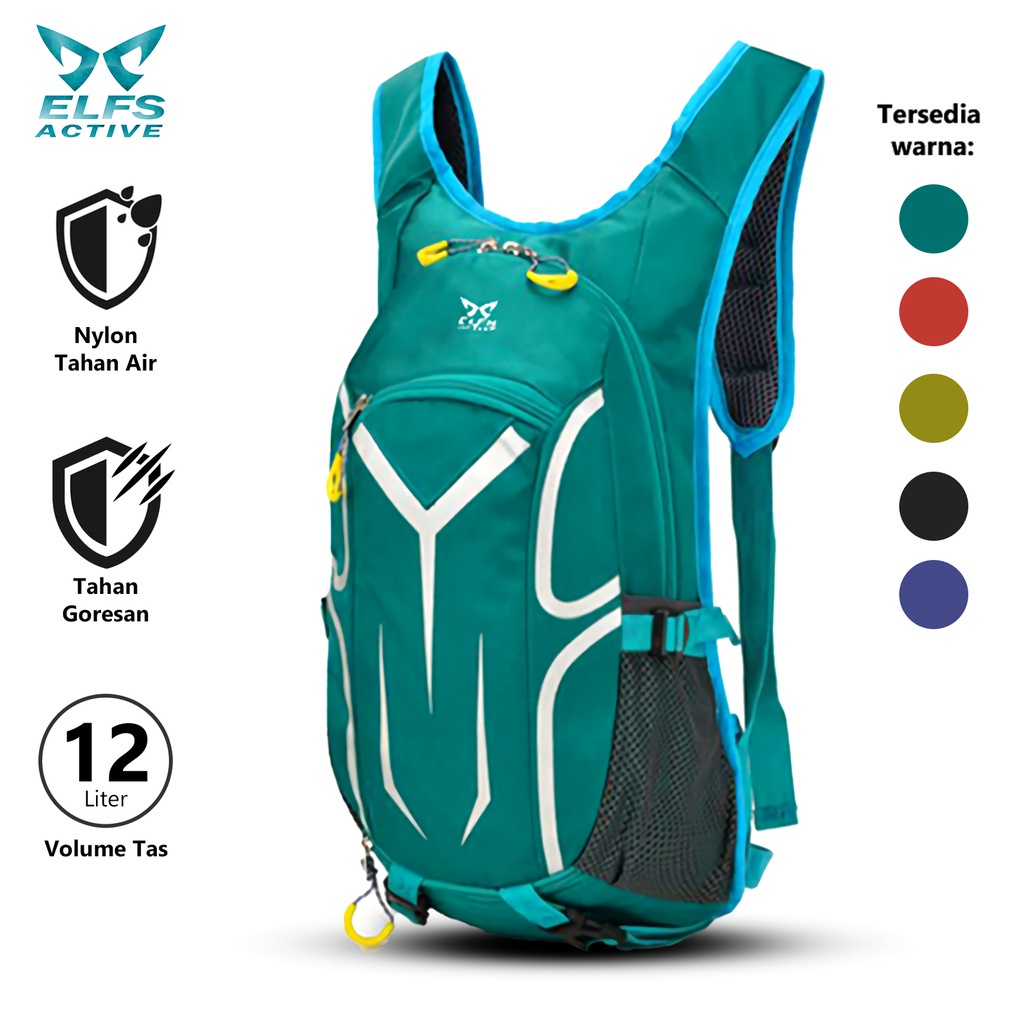 Jual ELFS ACTIVE Tas Sepeda TRS Hydropack 12 L Water Resistant Cycling ...