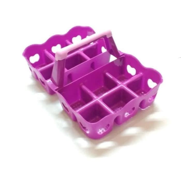 Jual Rak Minuman Gelas Plastik 12 Lubang / Tempat Penyimpanan Air Minum ...