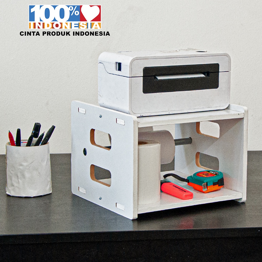 Jual Rak Printer Vintage Rak Meja Susun Serbaguna bahan MDF - LC056 ...