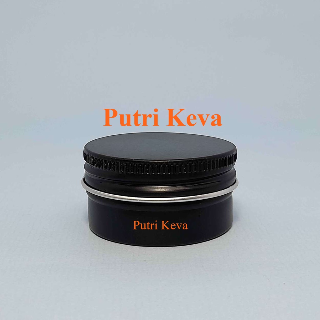 Jual Pot Alumunium 30 Gr Hitam Tabung / Pot Kaleng / Pot Alumunium ...