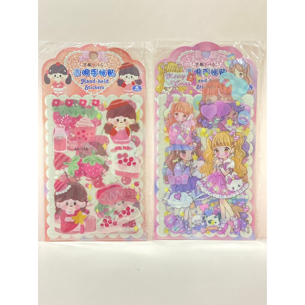 Jual GC (4LEMBAR) Stiker pack Anime Girl Pet stickers pack scrapbook ...
