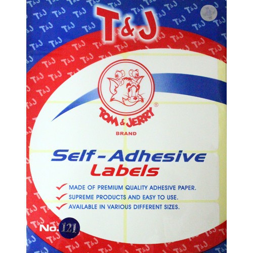 Jual Tom & Jerry - Label Putih Paper Ukuran 120 - 121 - 122 - Pad ...