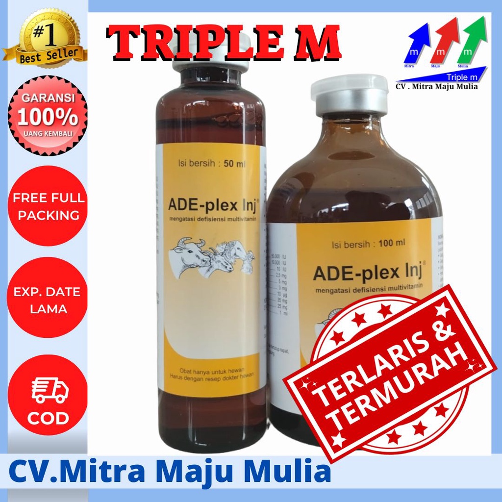 Jual ADE Plex Medion 100ml Vitamin ADE dan B Complex Lengkap | Shopee ...