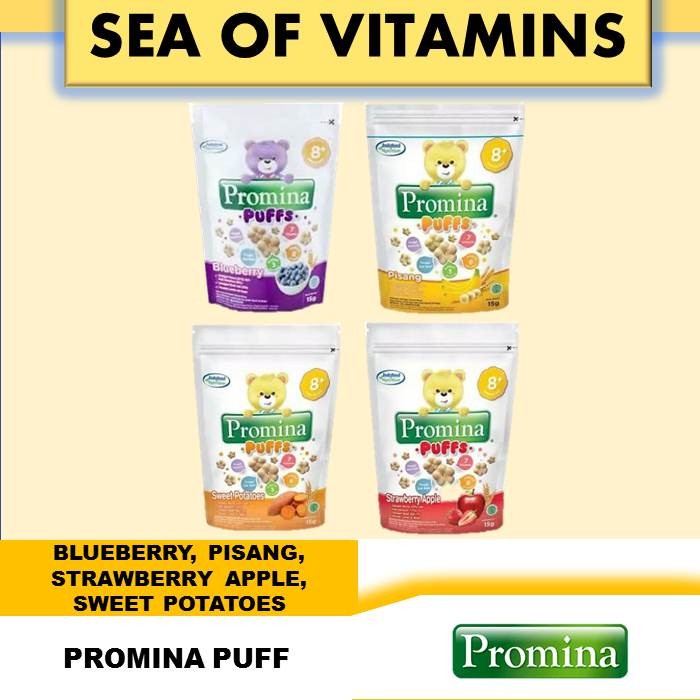 Jual Promina Puff Cemilan/Snack/Makanan Bayi 15GR | Shopee Indonesia
