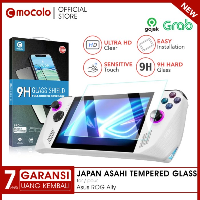 Jual Mocolo Tempered Glass Asus ROG Ally - Anti Gores Full Cover ...