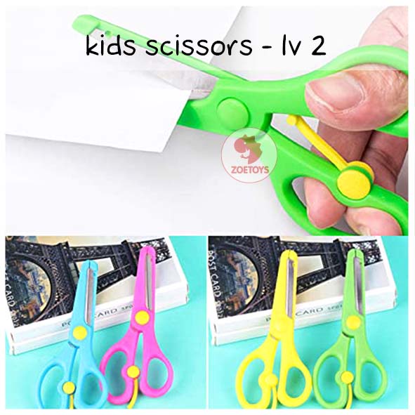 Jual Zuccaqu Kids Scissors Lv 1 2 | Kidipulse Kidicut Security Safety ...