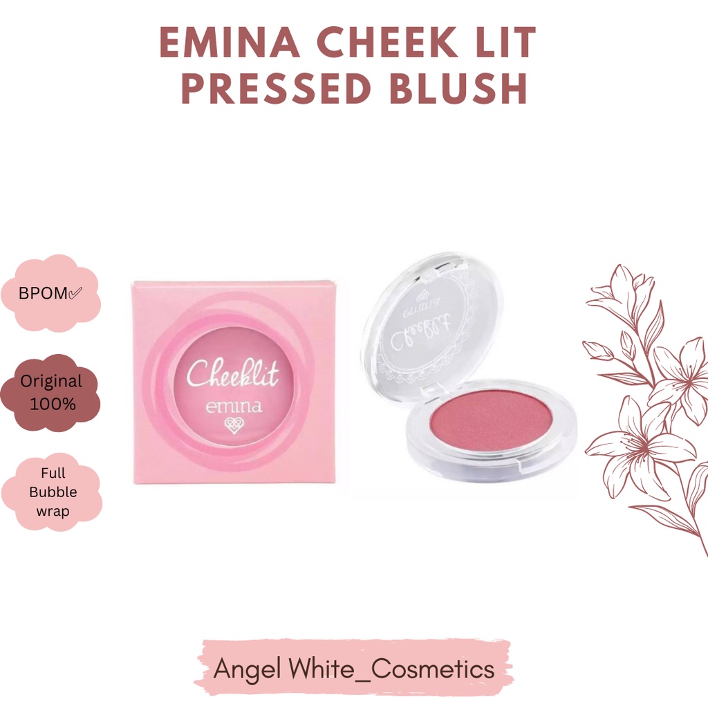 Jual EMINA CHEEK LIT PRESSED BLUSH | Shopee Indonesia
