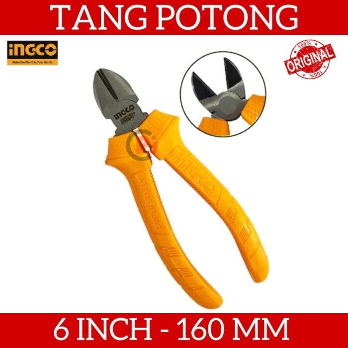 Jual ORIGINAL INGCO Tang Kombinasi Potong Jepit Long Banyak Ukuran ...