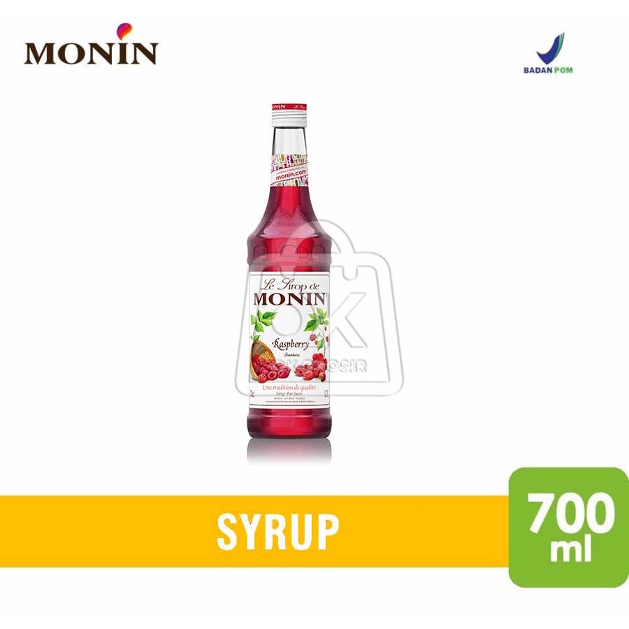 Jual Monin Raspberry Framboise Syrup / Sirup Monin Rasberi (Botol 700 ...