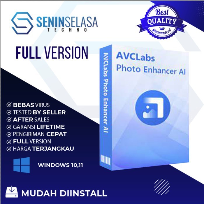 Jual Software Improve Kualitas Foto: AVCLabs Photo Enhancer AI 1.6 [WIN] | Shopee Indonesia