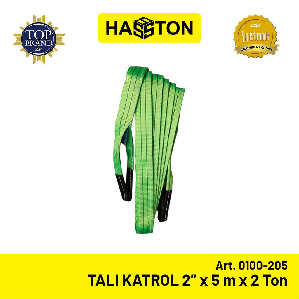 Jual Hasston Tali Katrol Model Sabuk 2” x 5 m x 2 Ton (0100-205 ...