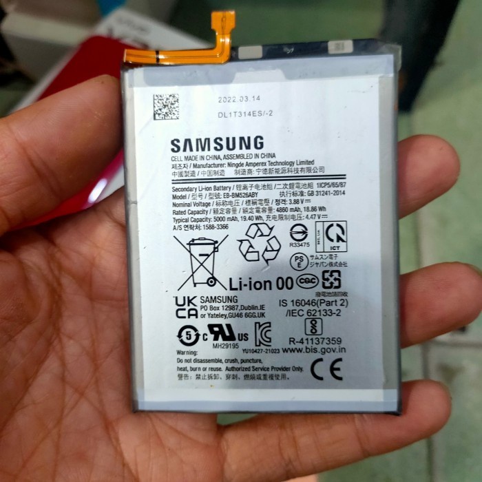 Jual baterai samsung a23 5g original battery samsung a23 A236b original ...