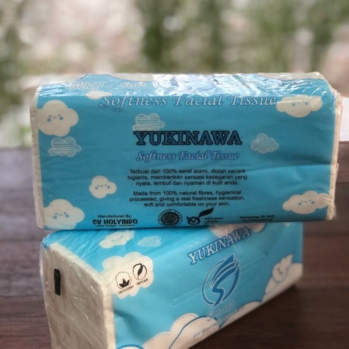 Jual Tissue Yukinawa Facial Soft Tissue / Tisu Halus 2 Ply 200 Lbr ...