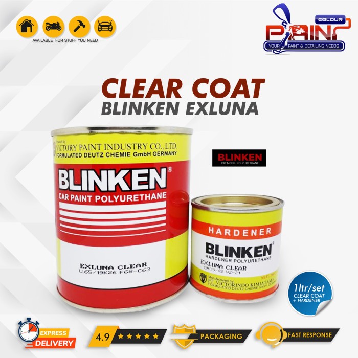 Jual Clear Coat Blinken Exluna/Pernis/Clearcoat | Shopee Indonesia