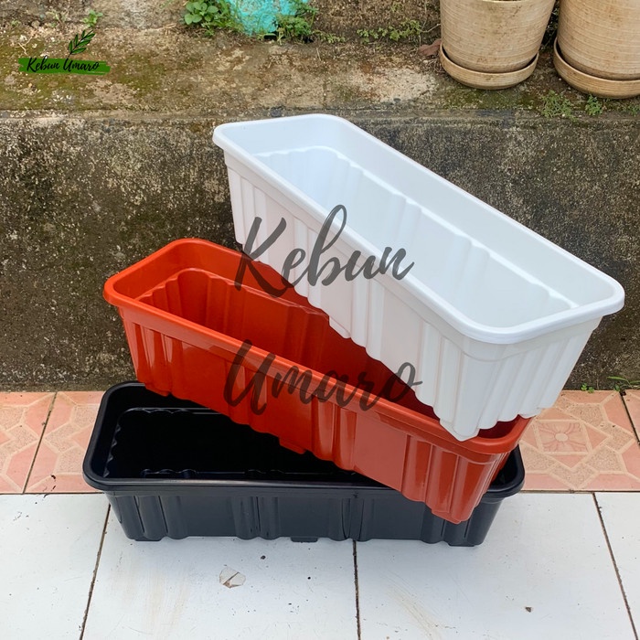 Jual Pot Panjang Ukuran 50 / Pot Panjang Kotak / Pot Alpen / Pot ...