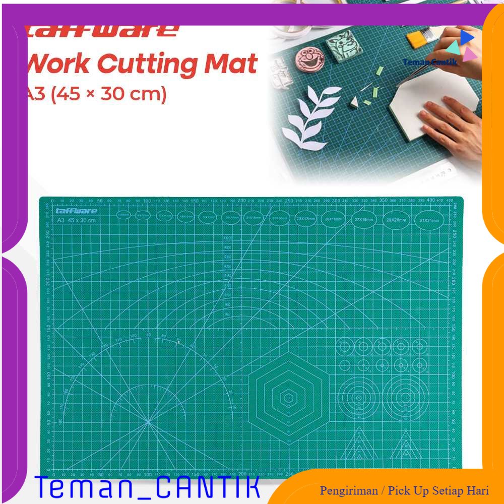 Jual TC - ATK Taffware Work Cutting Mat Pad A3 45 x 30cm | Shopee Indonesia