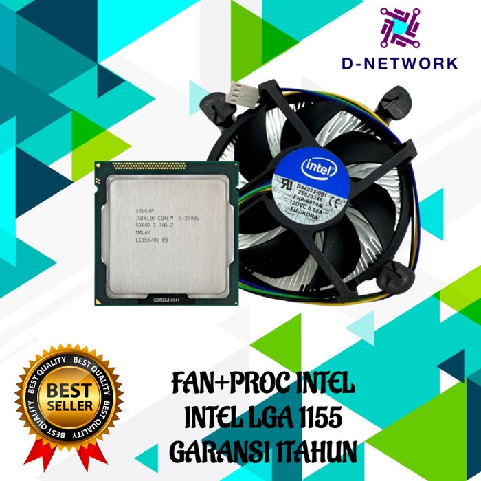Jual prosessor intel lga 1155 H61 tray socket DUAL CORE - NON FAN | Shopee Indonesia