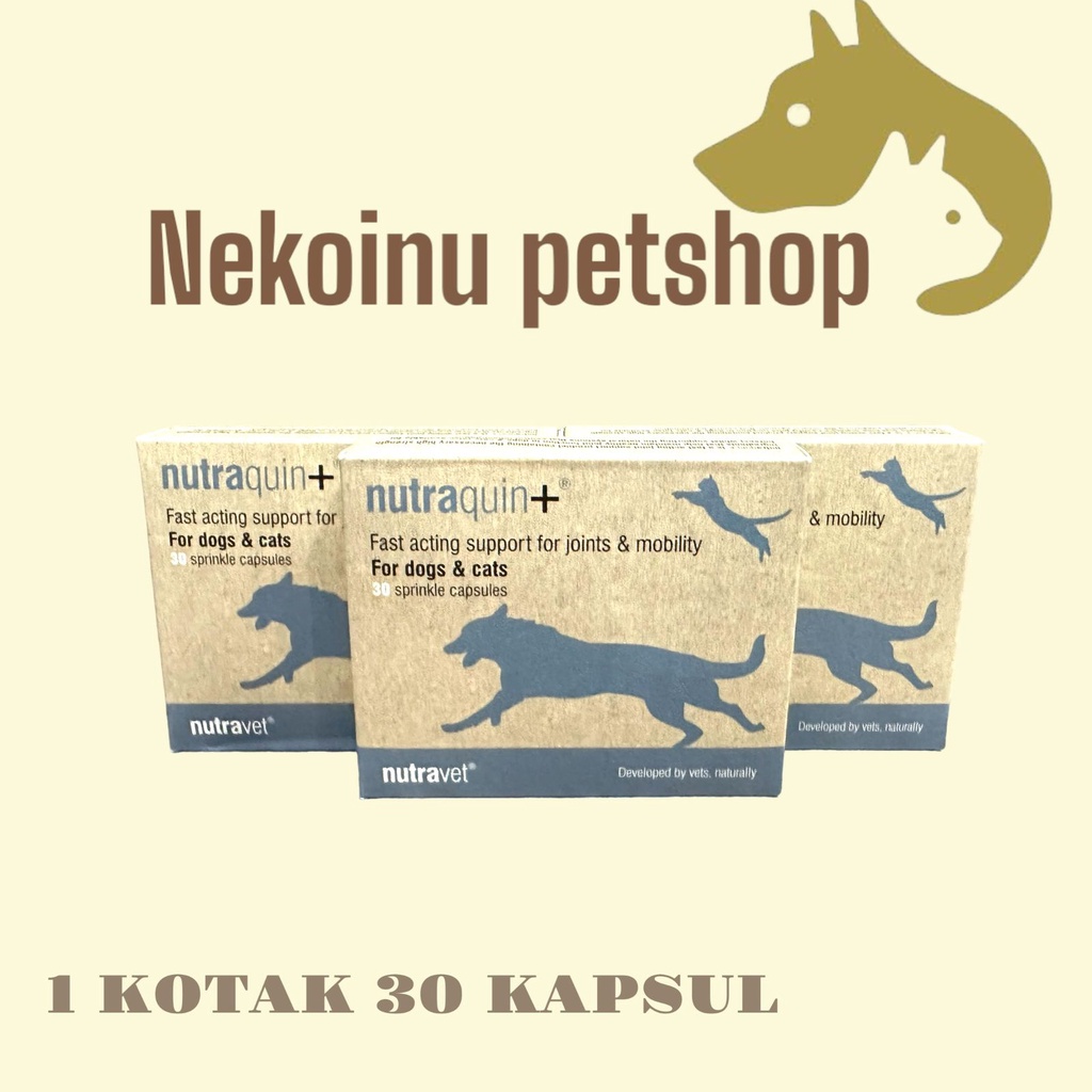 Jual Nutraquin Plus Suplemen Sendi Anjing Kucing Anri Radang / Mobility ...