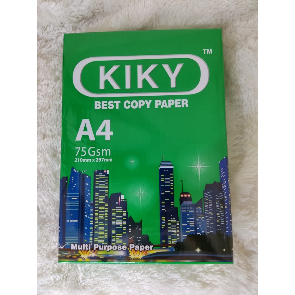 Jual Kertas HVS A4 - KIKY 75 gram | Shopee Indonesia Jual Kertas HVS A4 - KIKY 75 gram | Shopee Indonesia